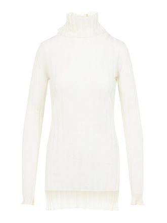 Carven Pull Col Rond - Beige Clair