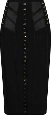 Elisabetta Franchi Femme, Jupes, Noir, Taille: 38 FR Womens Skirts Clothing Black Ss26