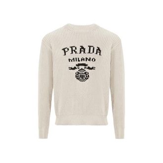 Prada Pull en maille de coton