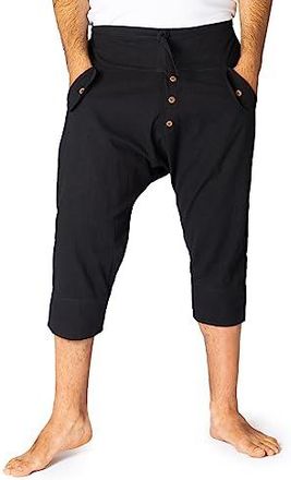 Panasiam Yogi Shorts, Unisex, Black, L