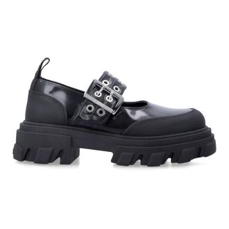 Ganni Cleated Ballets - - Shoes - Damen - Schwarzk - 38 EU