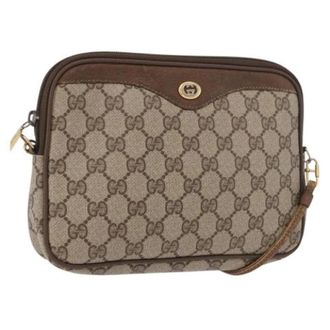 Gucci Sac bandouli&egrave;re vintage doccasion - Femme - Pre-owned - Beige - Taille: ONE Size