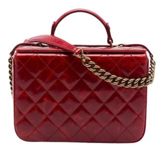 Chanel Pre-owned Vintage Quilted Satchel - - Pre-owned - Damen - Rot - ONE SIZE