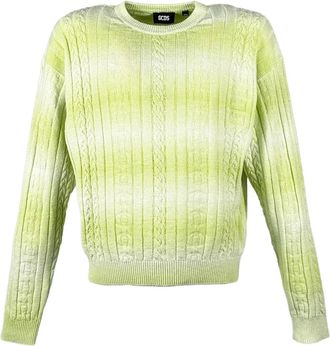 GCDS Gcds, Homme, Pulls, Vert, Taille: L Tricots