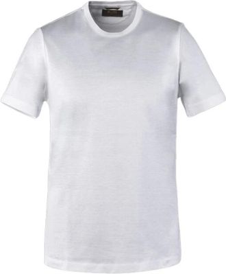Moorer Homme, Tops, Blanc, Taille: XL Mike T-Shirt
