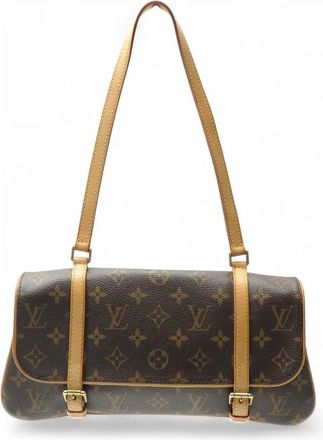 Louis Vuitton Crossbody Bags - LOUIS VUITTON MARELLE MM M51157 MONOGRAMM CANVAS H - Gr. unisize - in Braun - f&uuml;r Damen