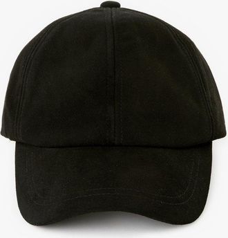 Paul Smith Casquette en cuir su&eacute;d&eacute;