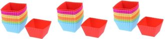 UPKOCH 3 Sets Silikon-muffinformen Wiederverwendbare Backförmchen Antihaftbeschichtete Cupcake-backförmchen Für Wiederholten Gebrauch 12 Stück * 3