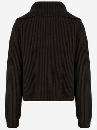 arch4 Ribbed Cashmere Sweater - Brown