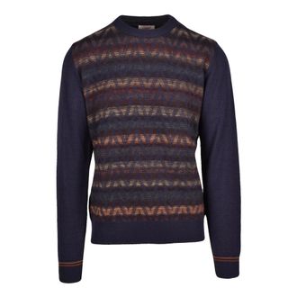 Bob Pullover mit Rundhalsausschnitt - - Knitwear - Herren - Mehrfarbig - L