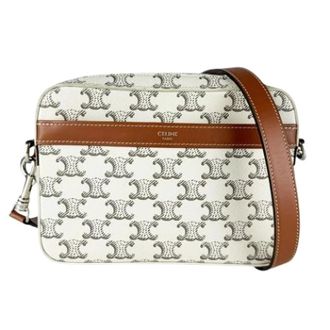 Celine Sac bandouli&egrave;re vintage Pre-owned en toile - Femme - Pre-owned - Blanc - Taille: ONE Size