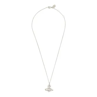 Vivienne Westwood Femme, Accessoires, Gris, Taille: ONE Size Agnatha Bas Relief Necklace