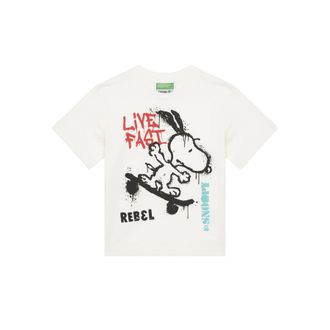 Benetton United Colors Of Benetton T-Shirt 3X1SG10JW Wei&szlig; Regular Fit
