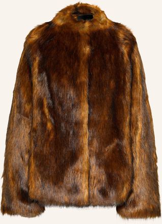 Patrizia Pepe Patrizia Pepe Kunstfell-Jacke braun