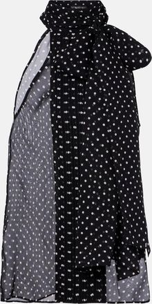 Tom Ford Blouse en soie &agrave; pois