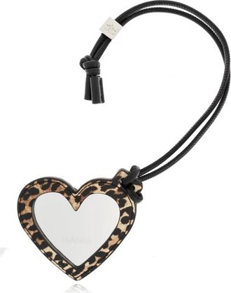 Ganni Bou Herz Spiegel - - Bags - Damen - Braun - ONE SIZE
