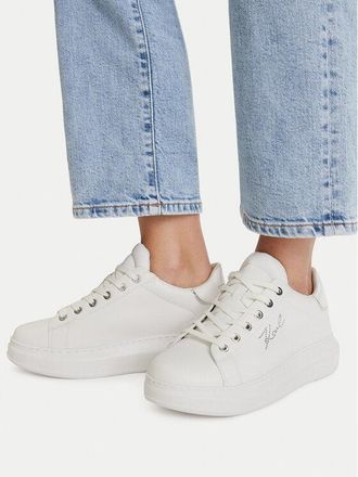 Karl Lagerfeld Sneakers Kapri KL62518 Wei&szlig;