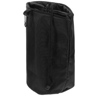 BESPORTBLE W&auml;scheklammerbeutel mit Kordelzug und Haken Schwarzer Aufbewahrungsbeutel aus Leichtem Material Faltbar und Platzsparend f&uuml;r W&auml;scheklammern Kosmetik u