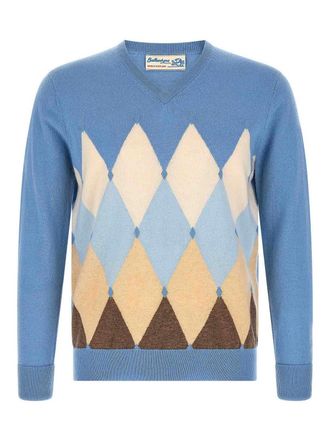 Ballantyne Pull Col Rond - Bleu Clair