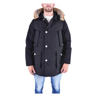 Woolrich Homme, Vestes, Noir, Taille: L Parka Arctic &agrave; Fourrure D&eacute;tachable