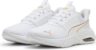Puma X-Cell NOVA FS, Unisex Straßen-Laufschuh, PUMA White-PUMA Gold