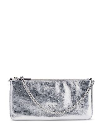 Pinko Horizontal Flat Shopper - Silber