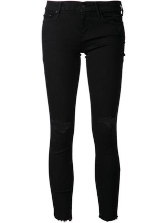Mother Looker ankle frey jeans - Noir