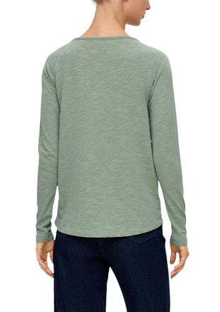 s.Oliver Damen T-Shirt Langarm Green 32