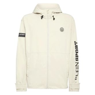 Plein Sport Homme, Vestes, Gris, Taille: M Scratch Windbreaker