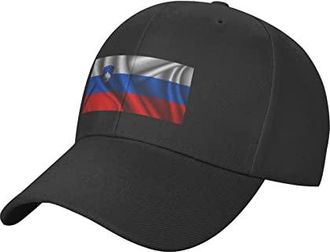Generic Casquette Trucker Drapeau De Slov&eacute;nie en Soie Chapeau De Soleil Respirant,Anti UV Casquette De Sport pour Randonn&eacute;e Voyages Badminton