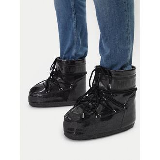Moon Boot Schneeschuhe Moon Boot Icon Low Glitter 80D1409440 Schwarz