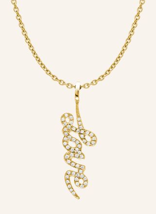 Cada Cada Kette Tiny Love Writing gold