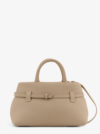 Manu Atelier Womens Leather Handbag Le Cambon 25 Beige Handbags Hand Bags
