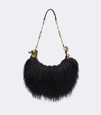 Chlo&eacute; Chlo&eacute; Sac port&eacute; &eacute;paule Chain Horse Large en shearling