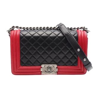 Chanel Sac &agrave; bandouli&egrave;re Pre-owned Boy en cuir dagneau - Femme - Pre-owned - Multicolore - Taille: ONE Size