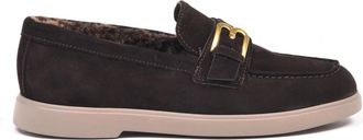 Baldinini Mocassins en Daim - Femme - Chaussures - Brun - Taille: 38 EU