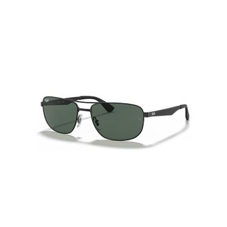 Ray-Ban Rb3528 Sonnenbrillen Schwarz Fassung Grün Glas 61-17