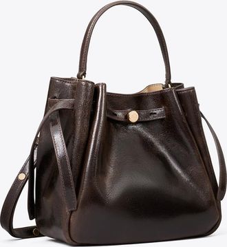 Tory Burch Romy Distressed Bucket Bag