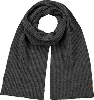 Barts Wilbert Scarf, Echarpe Homme, Gris (DARK HEATHER 0019), Taille unique (Taille fabricant: UNI)