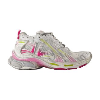 Balenciaga Womens Runner Sneaker White Synthetic