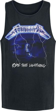 Metallica Ride The Lightning M&auml;nner Tank-Top schwarz XXL 100% Baumwolle Band-Merch, Bands