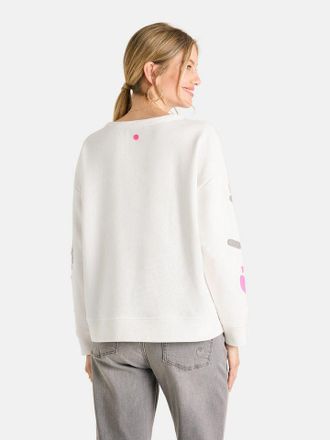 Lieblingsst&uuml;ck Sweatshirt LatifahEP mit Applikationen an den &Auml;rmeln, Rundhals