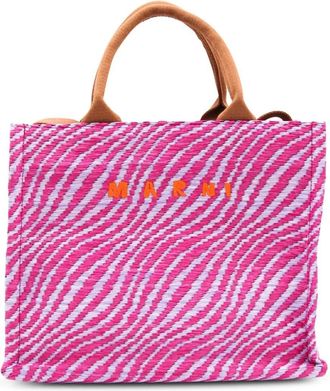 Marni Shopper & Totes - Pink Patterned Tote Bag - Gr. unisize - in Rosa - f&uuml;r Damen