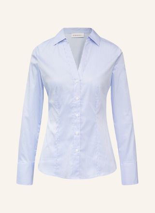 Comma Comma Hemdbluse blau