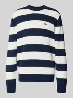 Lacoste Regular Fit Pullover aus reiner Baumwolle