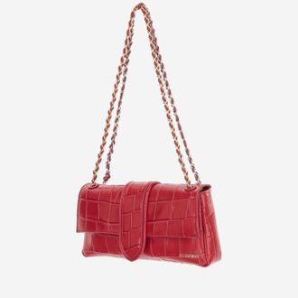 Jacquemus Womens Shoulder Bag Red Calf Leather