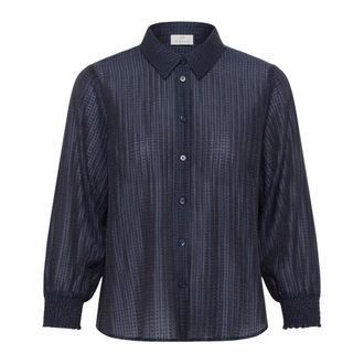 Kaffe Chemise - Femme - Blouses et Chemises - Bleu - Taille: 44 FR