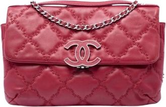 Chanel Pre-owned Hamptons Flap - Femme - Pre-owned - Rouge - Taille: ONE Size