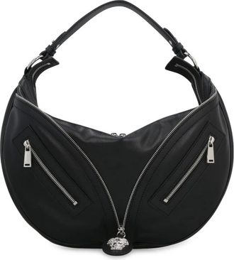Versace Femme, Sacs, Noir, Taille: ONE Size Sac &Eacute;paule Breloque Medusa
