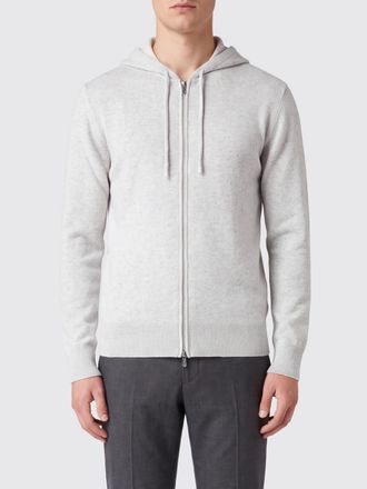 Eleventy Slim Fit Kapuzenjacke aus 100% Kaschmir mit Rei&szlig;verschluss